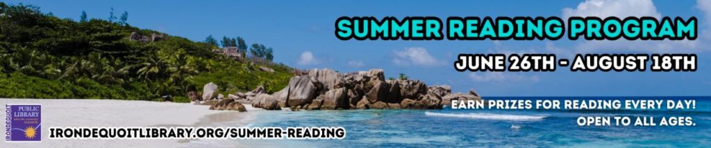 2023 Adult Summer Reading Program Winners Announced - Irondequoit ...